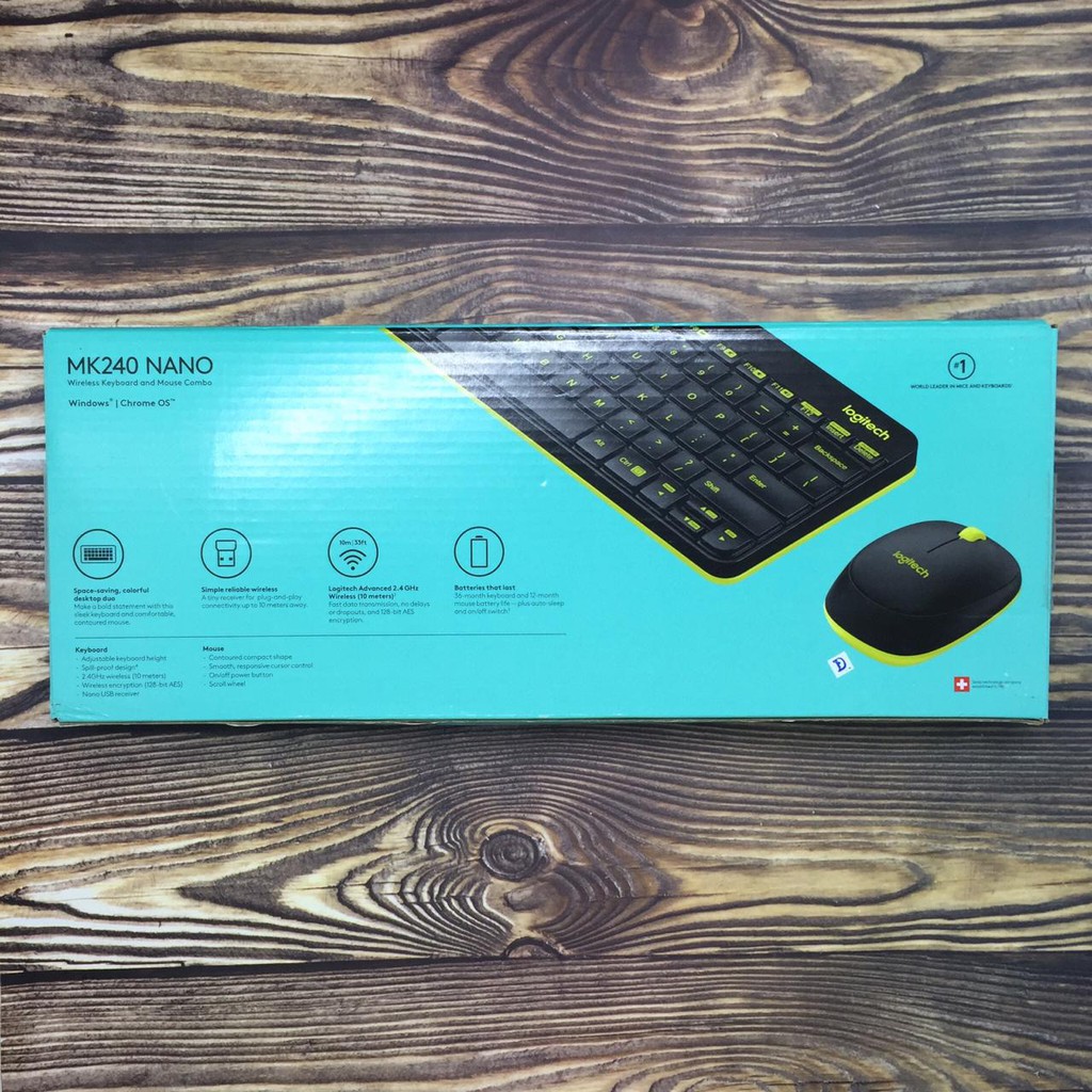 Jual KEYBOARD WIRELESS LOGITECH MK240 NANO GARANSI RESMI 100% ORIGINAL ...