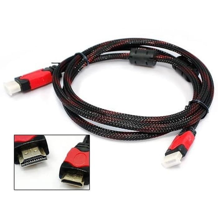 Jual Kabel HDMi to HDMI 1.5 Meter Nylon High Speed HDTV Cable 1.5M ...