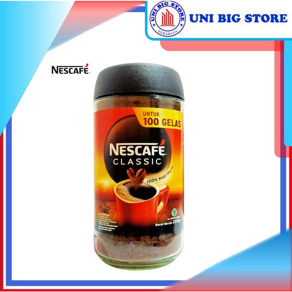 Jual NESCAFE Classic Coffee Kopi Era 200 gr JAR Botol Bubuk Dalgona ...