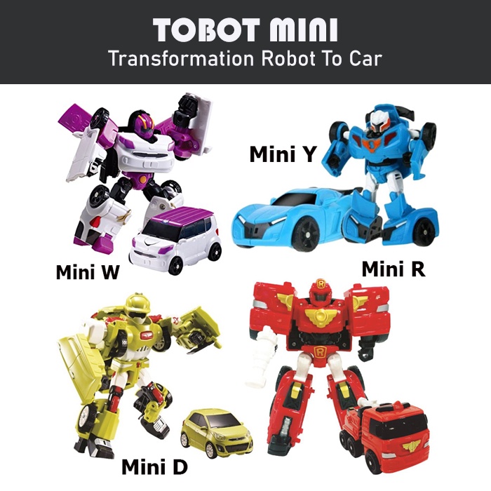 Jual Mainan Tobot Mini - Transformer Tobot - Transformation Robot To ...