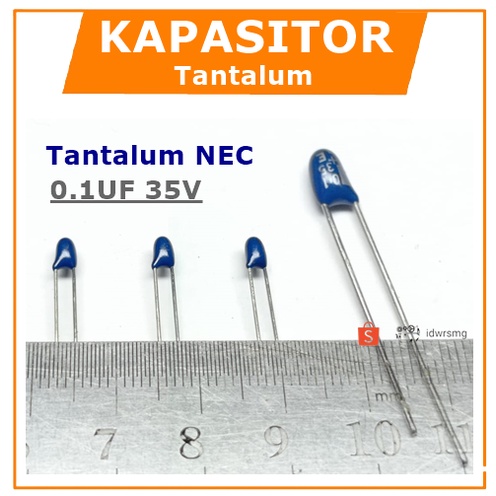Jual Original NEC Inline Tantalum Capacitor 35V V104 0.1UF 100nf 35 V ...