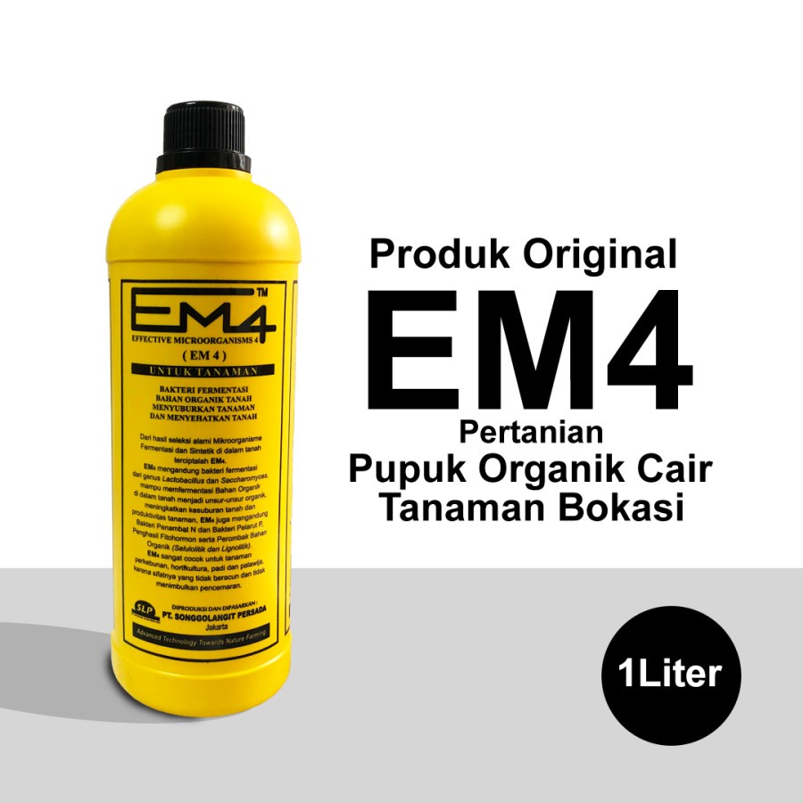 Jual EM4 PERTANIAN 1 LITER- PUPUK ORGANIK CAIR BAKTERI FERMENTASI ...