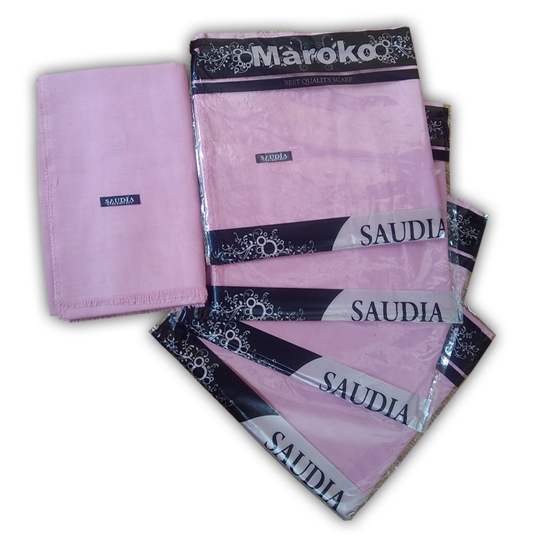 Jual Saudia warna dusty pink jilbab saudia warna pink muda kerudung ...