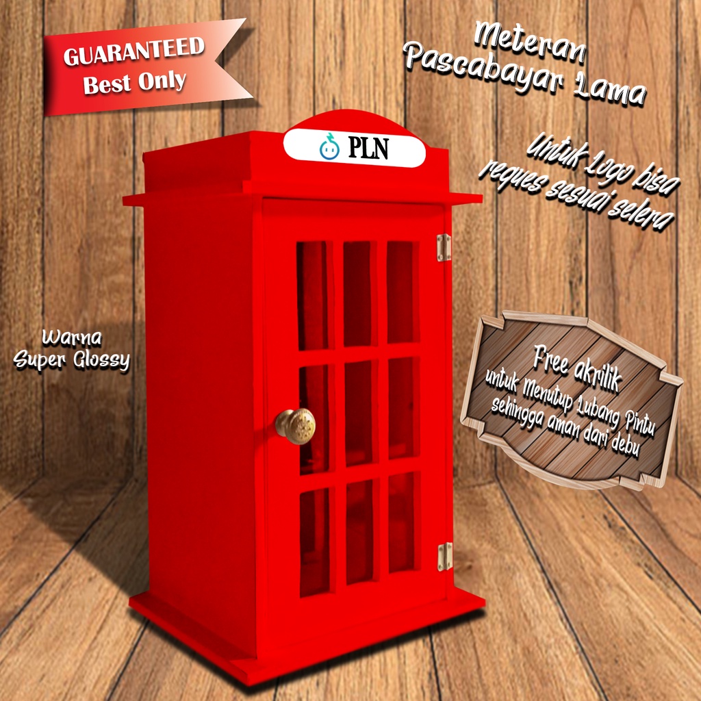 Jual Box Meteran Listrik Pascabayar Lama(Besar) Merah | Shopee Indonesia