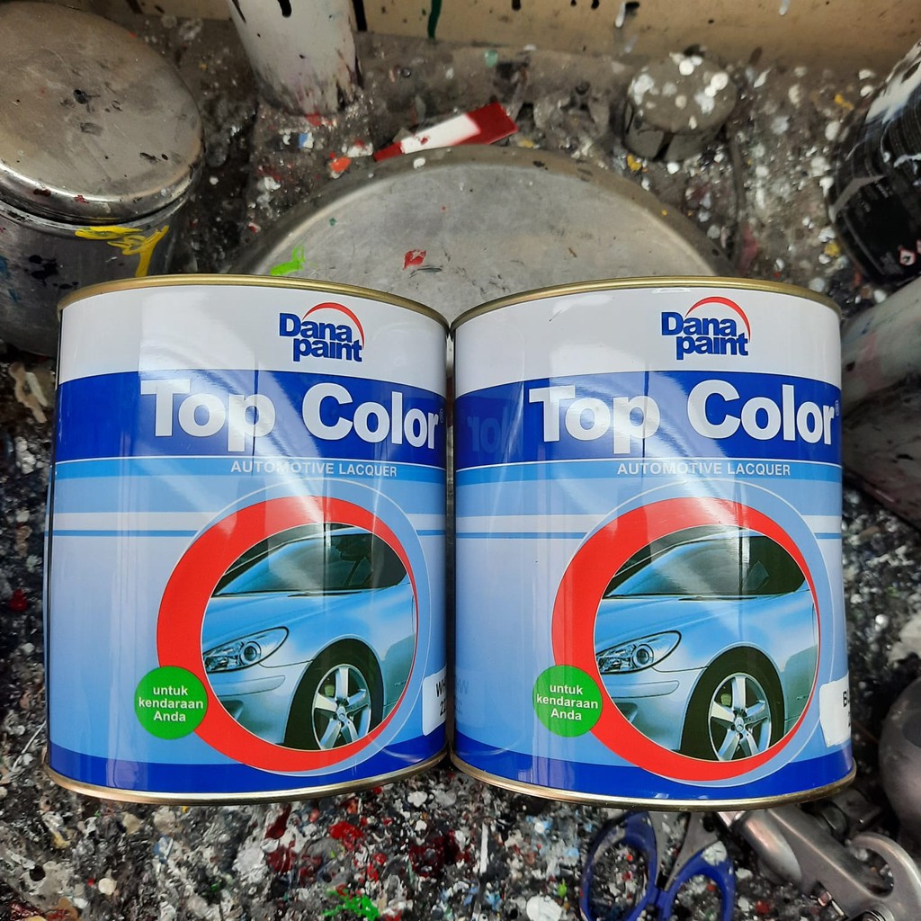 Jual TOP COLOR DANA PAINT NC ALL WARNA SOLID 1/4, 1/2, 1 Kg Cat Mobil ...