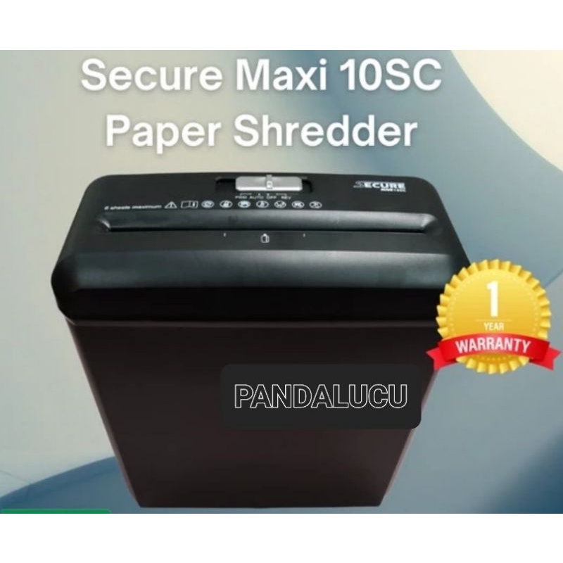 Jual Secure Maxi 10 SC Strip Cut - Paper Shredder / Mesin Penghancur ...
