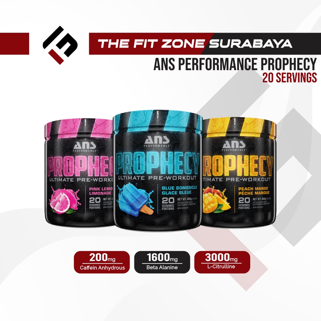 Jual ANS PERFORMANCE Prophecy 20 Servings Ultimate Pre Workout | Shopee ...