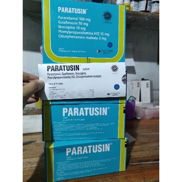 Jual Paratusin 10 kaplet, tablet batuk pilek | Shopee Indonesia