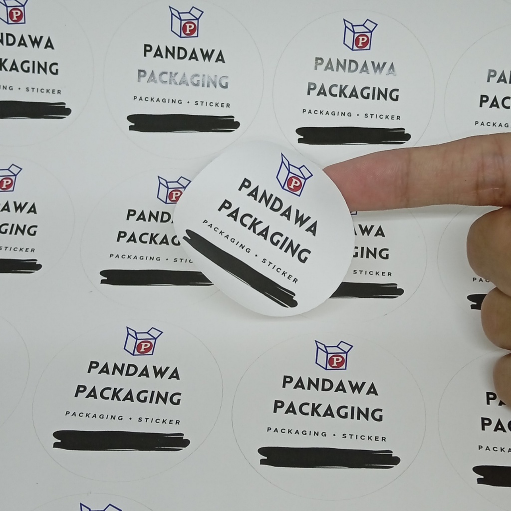 Jual Cetak/print label kemasan sticker vinil/vinyl A3+ & kiss cutting ...