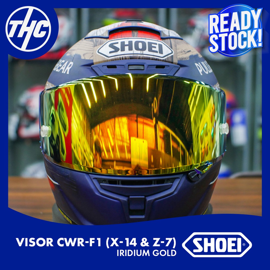 Jual Visor Shoei X14 Z7 irridium flat Red, Blue, Silver | Shopee Indonesia