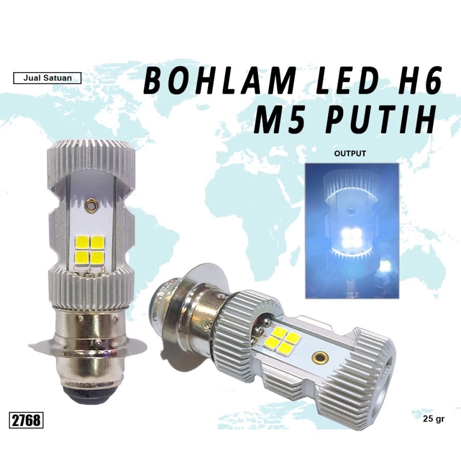 Jual Lampu Led motor H6 Led M5 Hi loo Beam | Shopee Indonesia