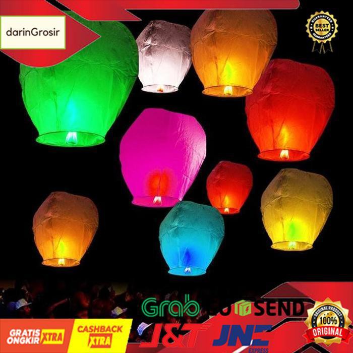Jual Lampion Kertas | Lampion Terbang | Flying Lantern | Lentera ...