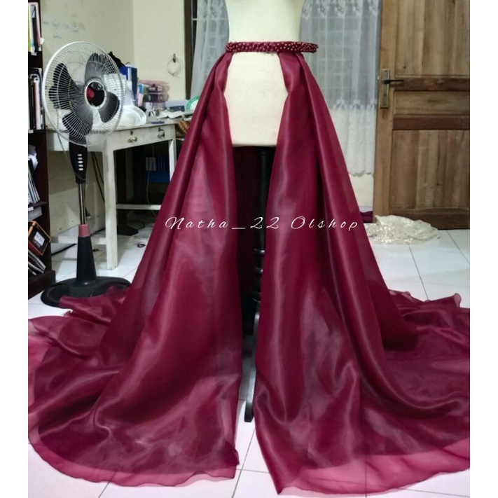 Jual Ekor Pengantin Organza/Ekor Kebaya/Ekor Gaun/Ekor Pengantin Murah ...