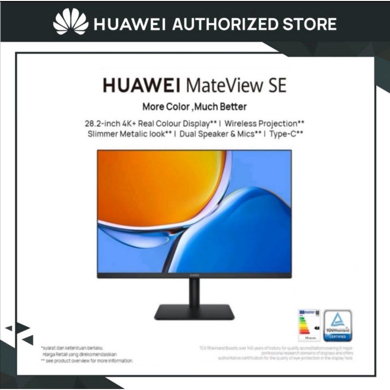 Jual HUAWEI MateView SE Monitor | 90% P3 Color Gamut | 23.8" IPS ...
