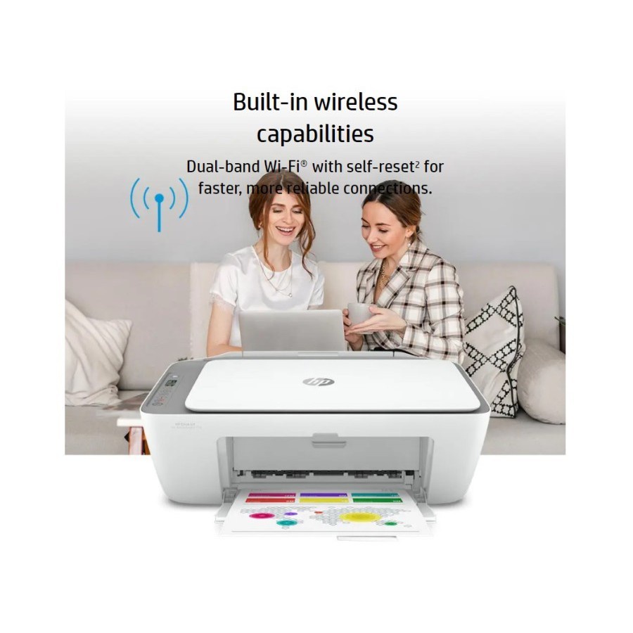 Jual Hp Deskjet Ink Advantage 2776 All In One Printer (Print, Scan, Copy,WIFI) | Shopee Indonesia
