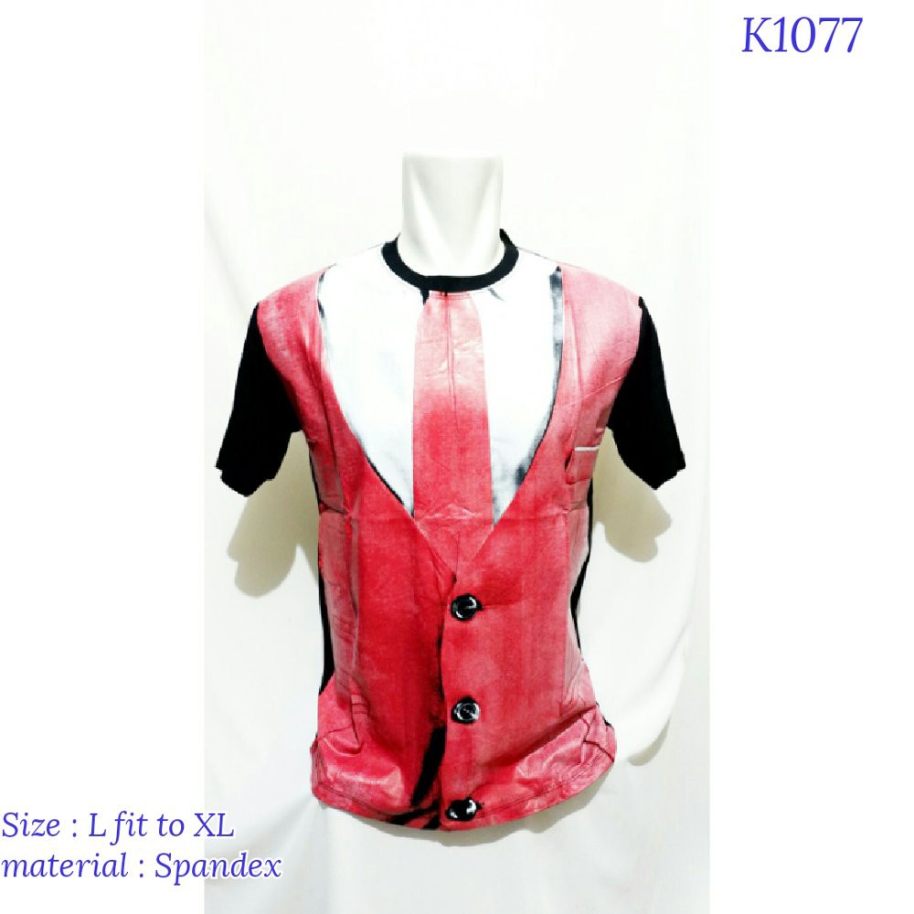 Jual kaos 3d kostum jas merah | Shopee Indonesia