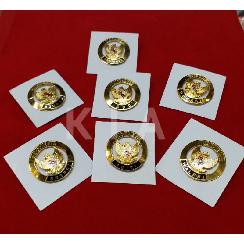 Jual Pin Protokol/Ajudan/Sespri/Aspri/Adc/Humas/Walpri/Driver | Shopee ...