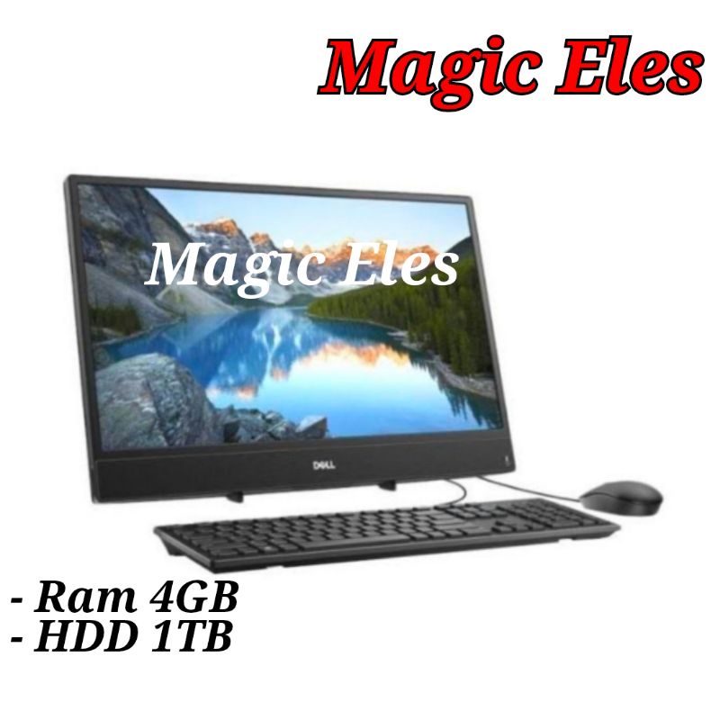 Jual PC AIO DELL Inspiron intel Core i3 - 8145U Ram 4GB HDD 1TB ...