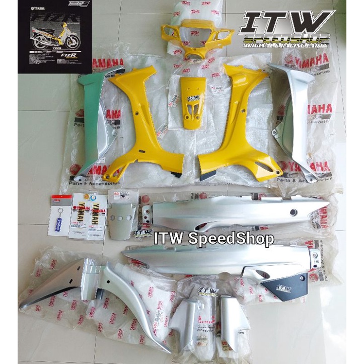 Jual Cover Body Fullset Fulset Set Lengkap F1ZR FIZR Kuning Silver ...
