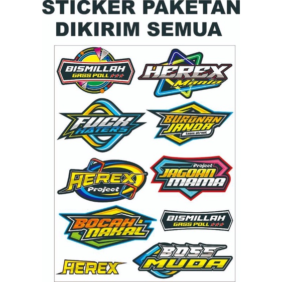 Jual STICKWR UNIVERSAL BOCAH NAKAL/ STICKER VARIASI ALL ITEM | Shopee ...