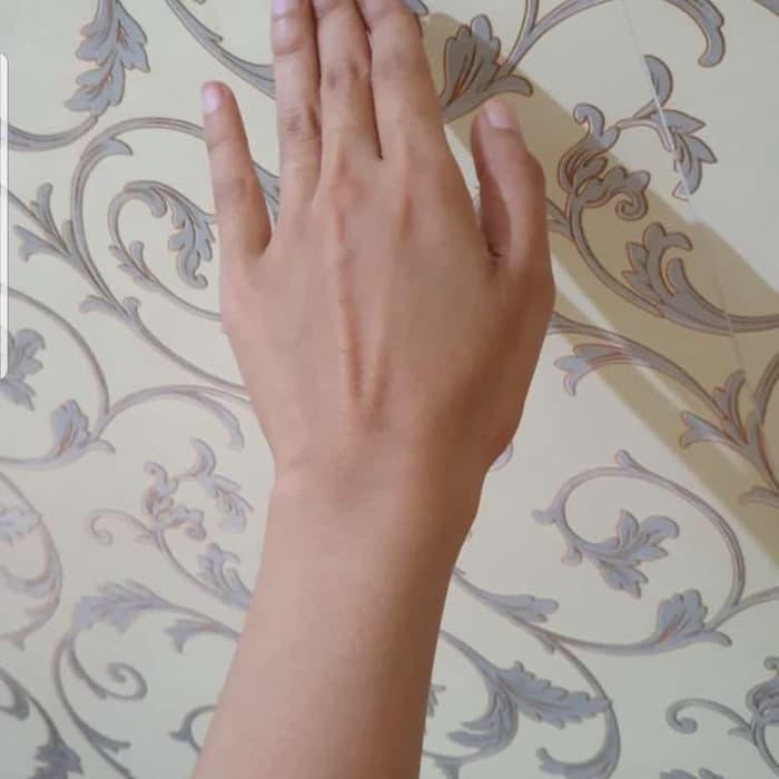 Jual PREMIUM JAMINAN MUTU WALL PAPER STIKER ABU ABU BATIK SERAT DAUN ...