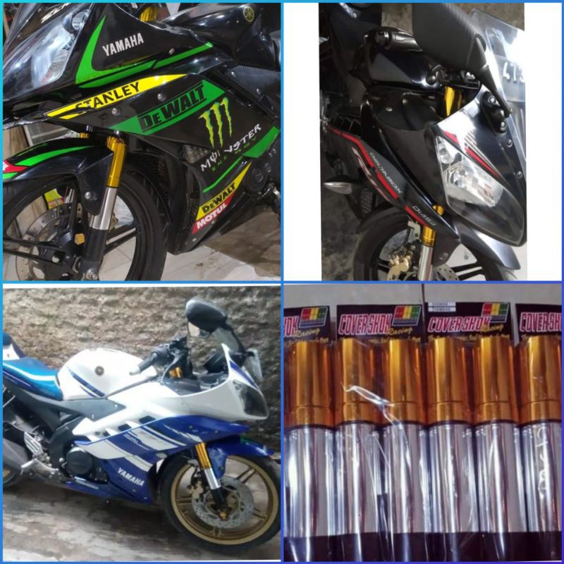 Jual Cover Shock R15 V2, Cover Shock Depan Yamaha R15 V2 | Shopee Indonesia
