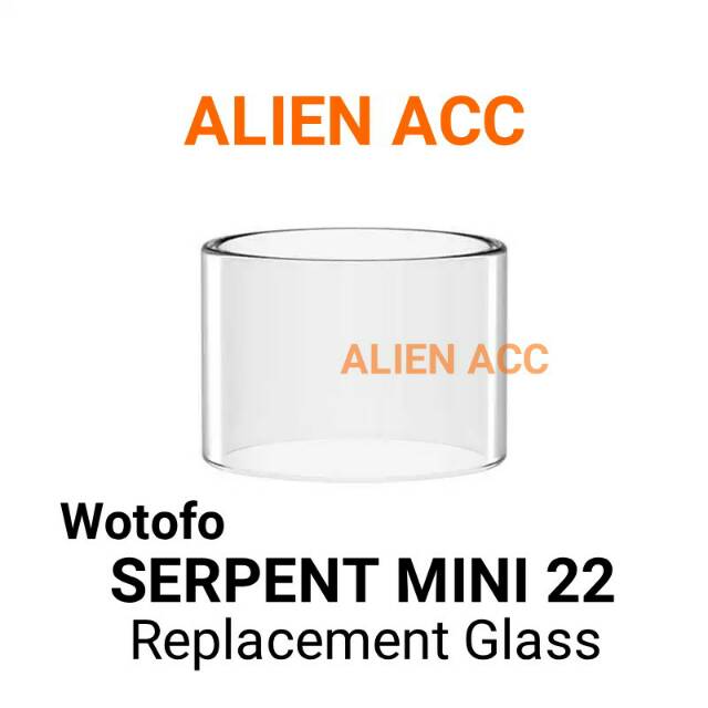 Jual Kaca Serpent Mini 22 RTA Flat Datar Glass | Shopee Indonesia