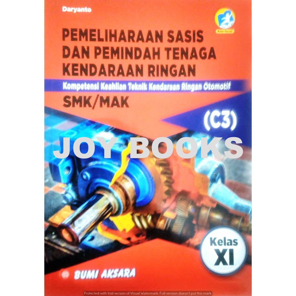 Jual BUKU PEMELIHARAAN SASIS DAN PEMINDAH TENAGA KENDARAAN RINGAN BUMI ...
