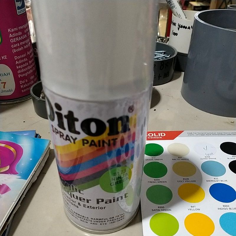 Jual Diton Spray Paint Cat Semprot 300cc Ready semua warna | Shopee ...