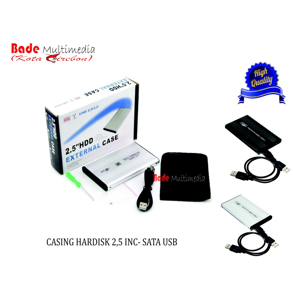 Jual External Casing 2.5" Inch Sata USB 2.0 Hardisk- HDD Enclosure Case ...