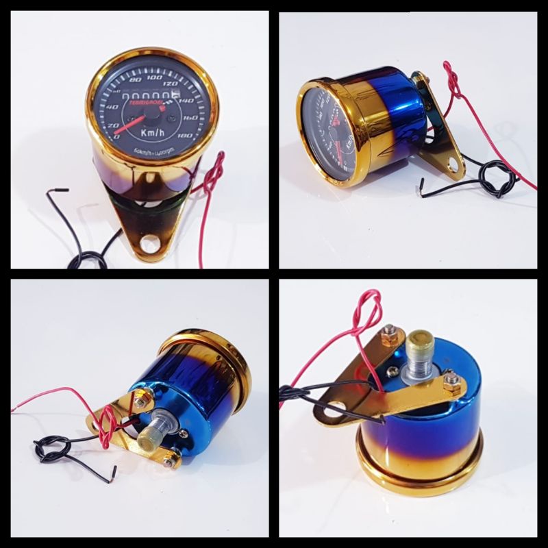 Jual KILOMETER LED 12VOLT MOTOR/MOBIL-SPEEDOMETER-TACOMETER LED ...