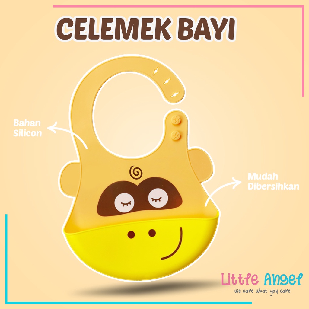 Jual Celemek Makan Bayi BABY BIB SLABER Karet Anak Baby Burb Apron ...