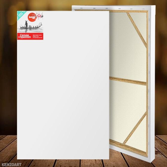 Jual Kanvas Lukis 30 x 60 cm Canvas Lukis 30x60 Frame Kayu Spanram ...