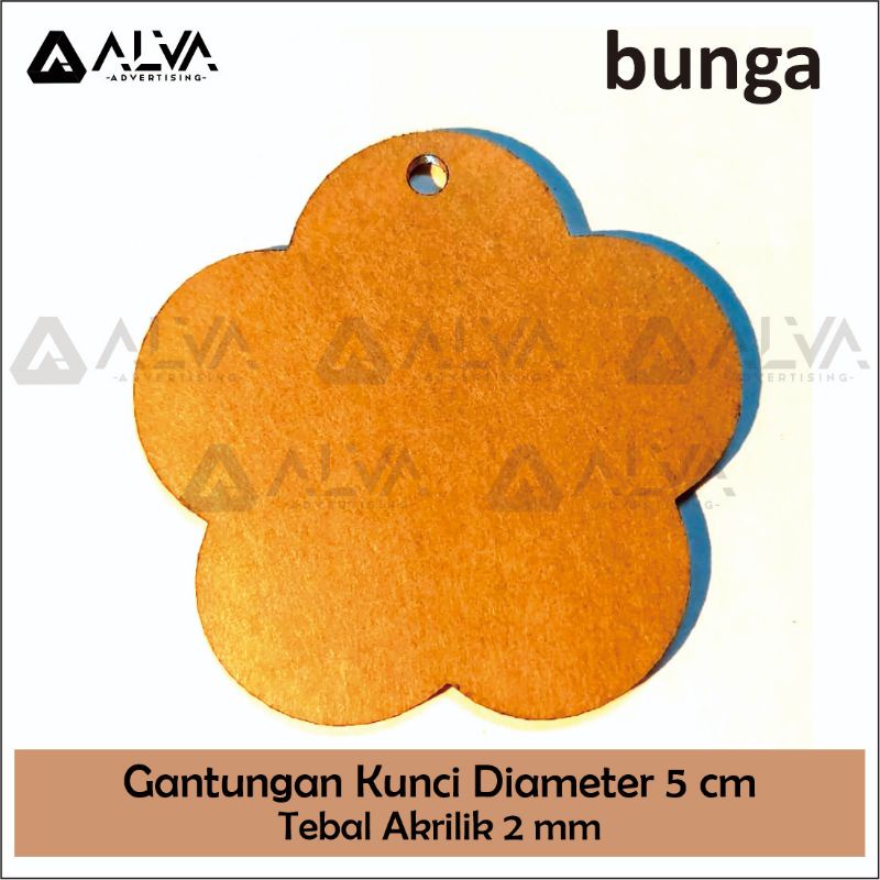 Jual Ganci Bunga Polos Diameter 5cm | Shopee Indonesia