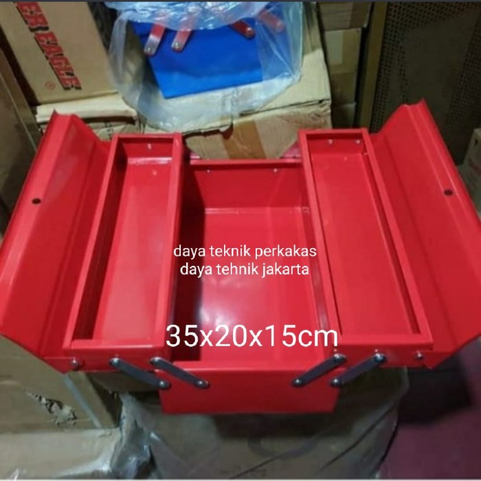 Jual tool box 2 susun opt merah - tolbok opt besi - toolbox opt | Shopee Indonesia