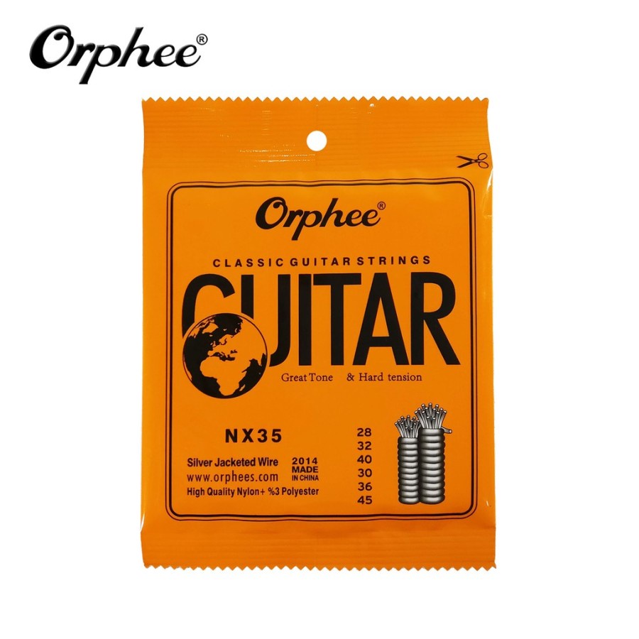 Jual Senar Gitar Klasik Orphee NX35 Hard Tension | Shopee Indonesia