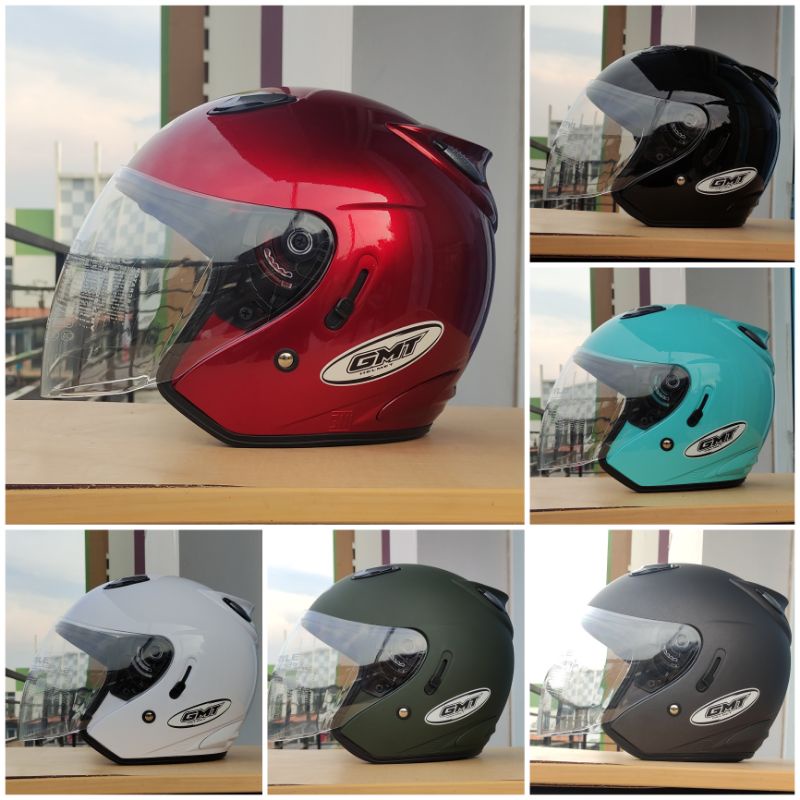 Jual HELM MOTOR SEPERTI INK CENTRO DOUBLE VISOR CEWEK COWOK VIRAL GMT ...