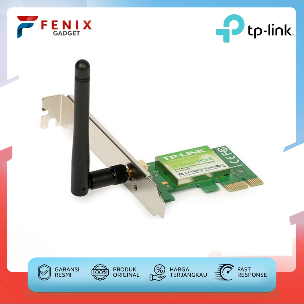Jual TP-LINK TL-WN781ND - 150Mbps Wireless PCI Express Adapter | Shopee ...