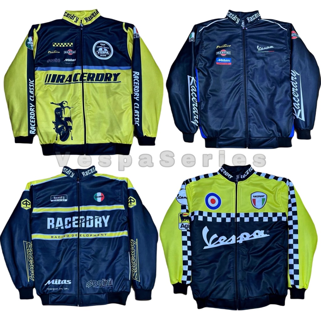 Jual NASCAR VESPA - Jaket Bomber Varsity Original Premium Vintage ...