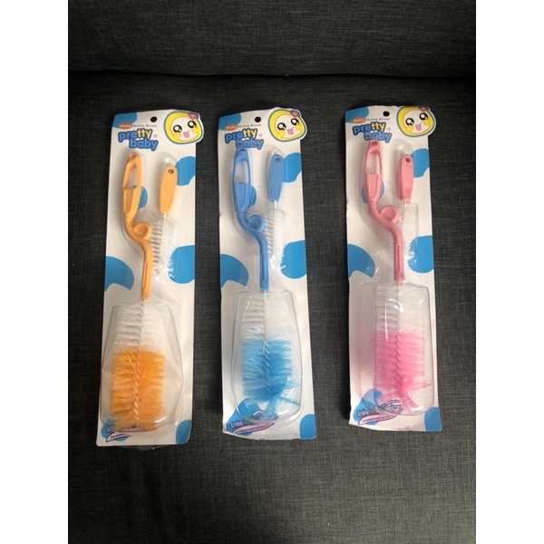 Jual Sikat Botol Pretty Baby Putar/Tong Baby Sikat Botol Bayi Putar Isi ...