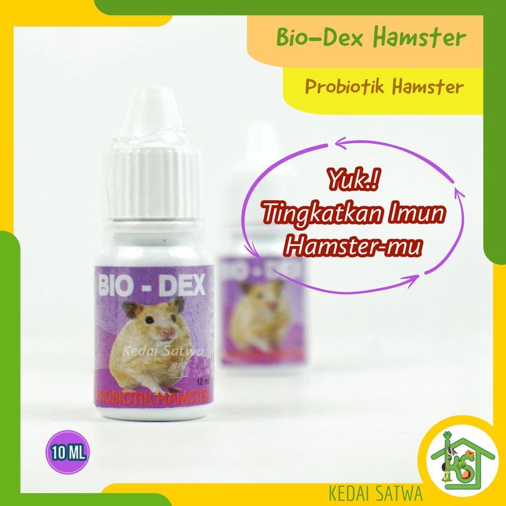 Jual Bio Dex Vitamin Probiotik Hamster | Mengurangi Bau Kotoran ...