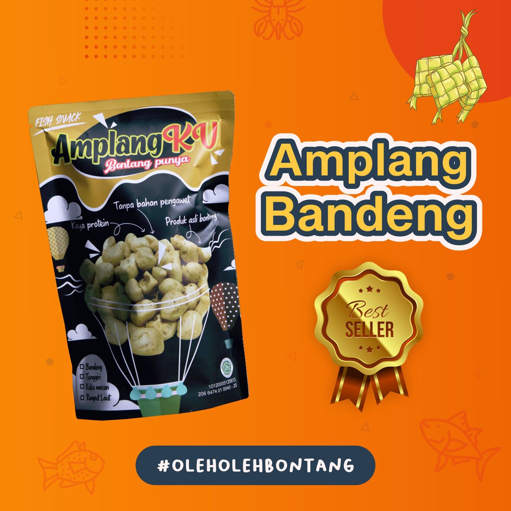 Jual Amplang Ikan Bandeng Snack Gurih Khas Bontang Kalimantan Asli ...