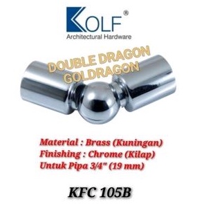 Jual Connector for Tube KOLF KFC105B Konektor Pipa ke Pipa Fleksibel ...