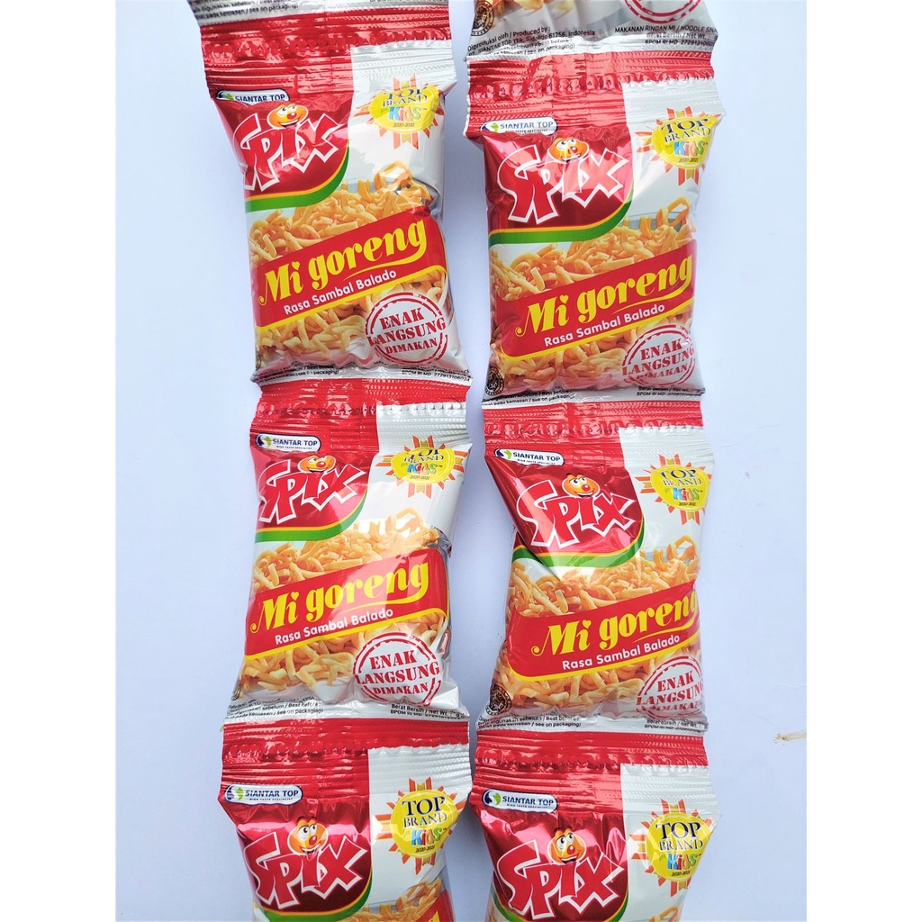 Jual Spix Mie Goreng Rasa Sambal Balado 1 Pack Isi 20x9gr ( 1 ball isi ...