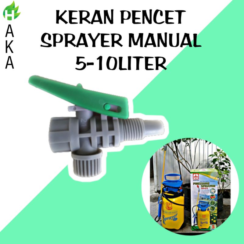 Jual KRAN PENCET KECIL/ KRAN PENCET SPRAYER 5LITER 8LITER MANUAL/ STOP ...