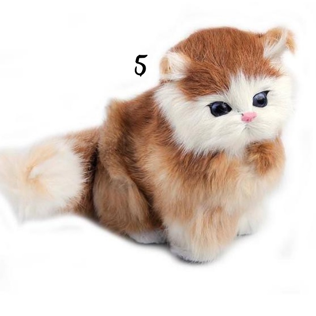 Jual BINATANG-BONEKA- BONEKA KUCING 3D BISA BERSUARA MIRIP ASLI -BONEKA ...