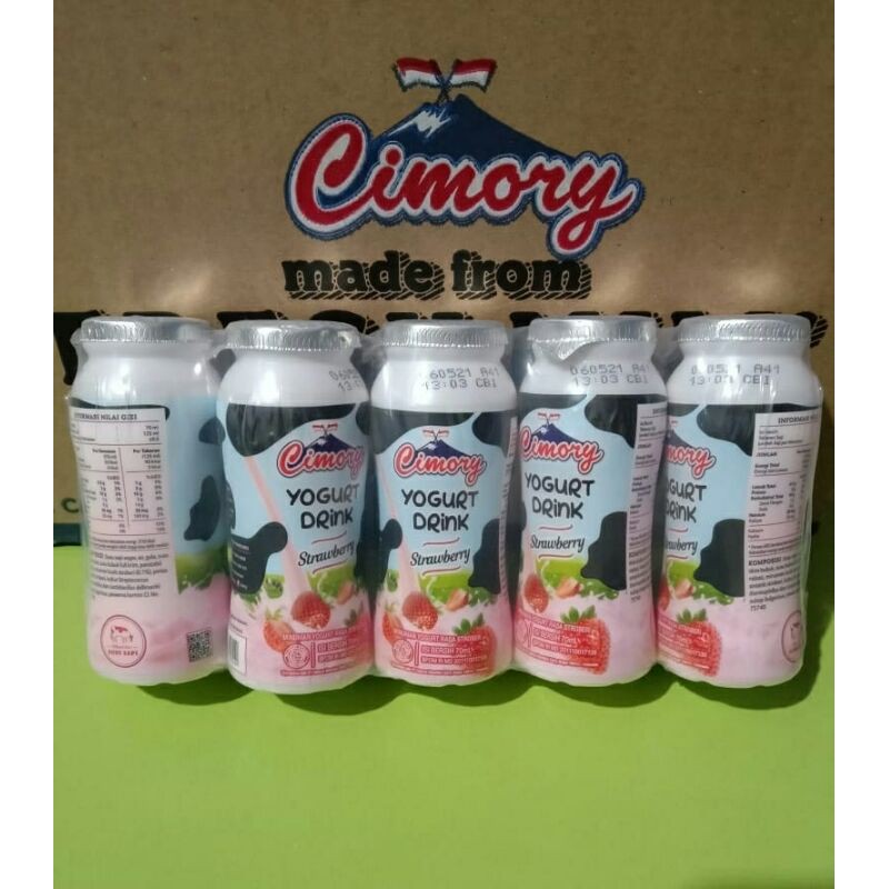 Jual CIMORY YOGURT DRINK MINI 70ml RASA STRAWBERRY/PACK(ISI 5 PCS) | Shopee Indonesia