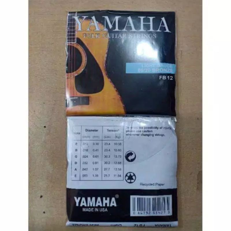 Jual 1 SET senar GITAR akustik yamaha Folk string, ukuran 0.09 | Shopee ...
