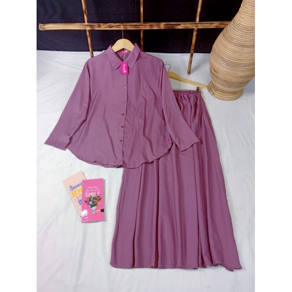 Jual ONE SET ROK RAYON/ ONE SET RAYON PREMIUM | Shopee Indonesia