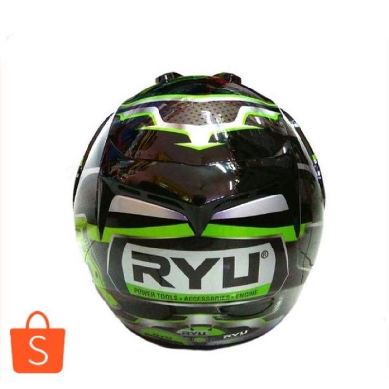 Jual Helm Motor RYU Sni Helm Half Face Sni (STICKER RANDOM) | Shopee ...